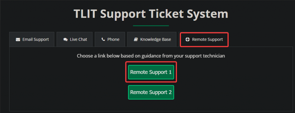 How to connect to ConnectWise/ScreenConnect – TLIT Support Ticket System